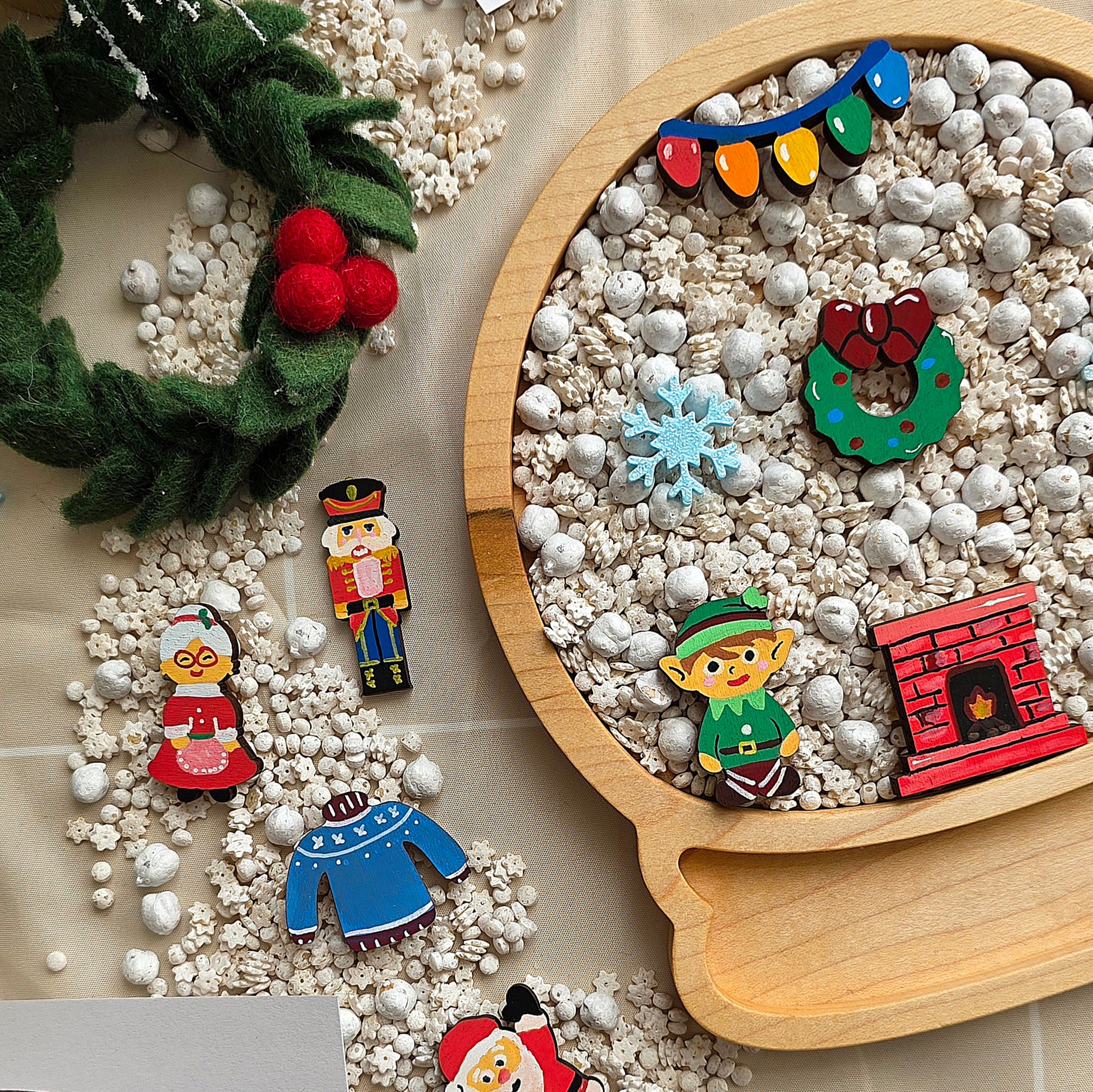 Snowy Globe Village – The Maple Mouse Sensory Shop